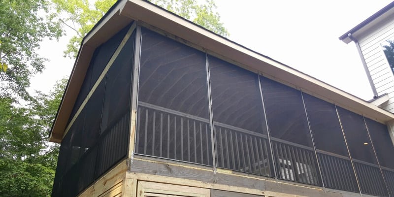 Removable Porch Screens, Raleigh, NC | Screen Medics